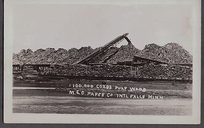 OLD RPPC INTERNATIONAL FALLS MINNESOTA PAPER MILL LOGGING PC RAILROAD ...