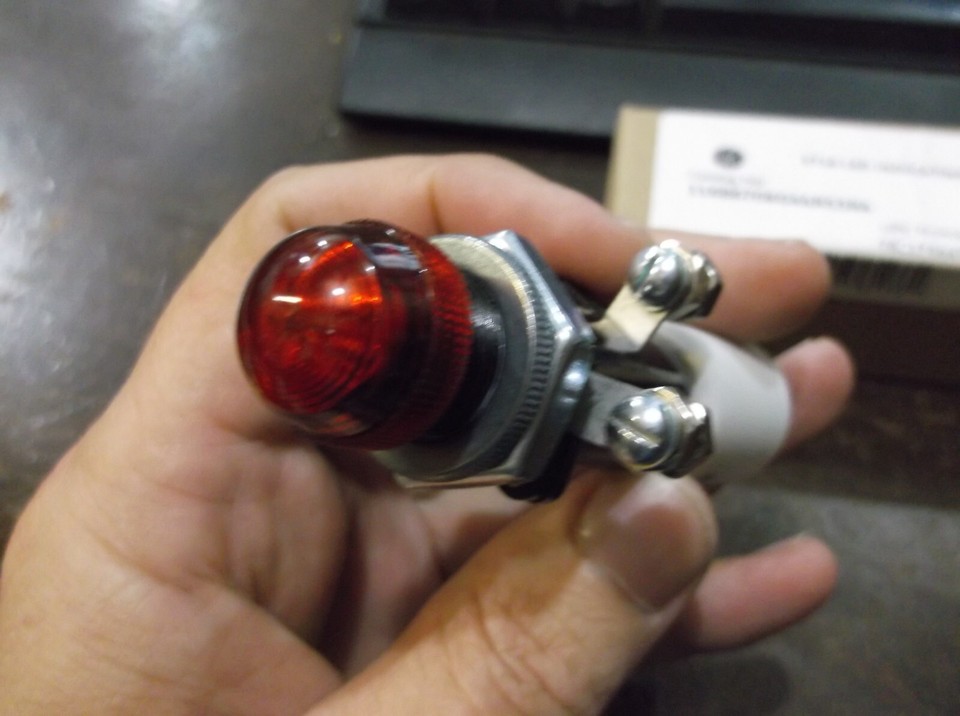 NIB GE 116B6708G44R53R4 INDICATING LAMP RED (WL2-1) | eBay