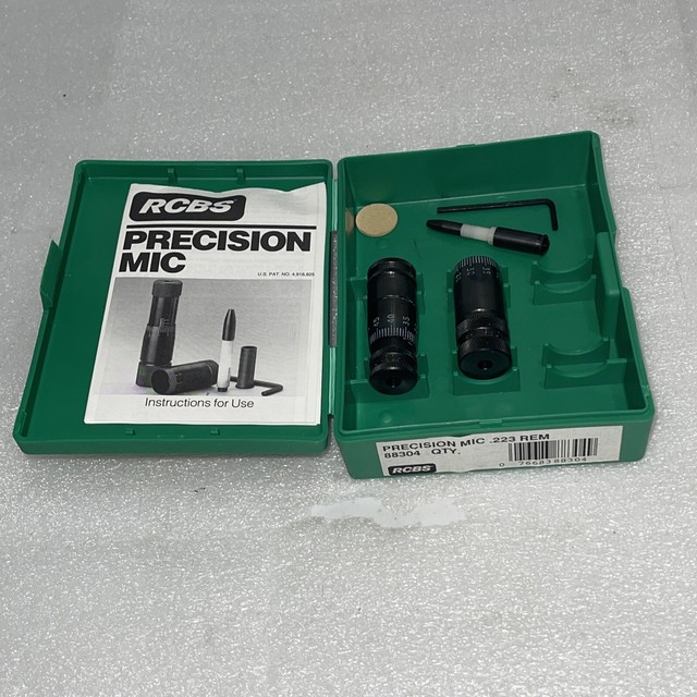 RCBS Precision Mic Die for 223 Remington 88304 Reloading for sale ...