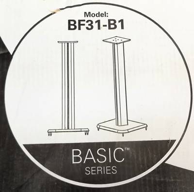 Pair of Sanus BF31-B1 Speaker Stands 31″ Tall for up to 20 Lbs | eBay
