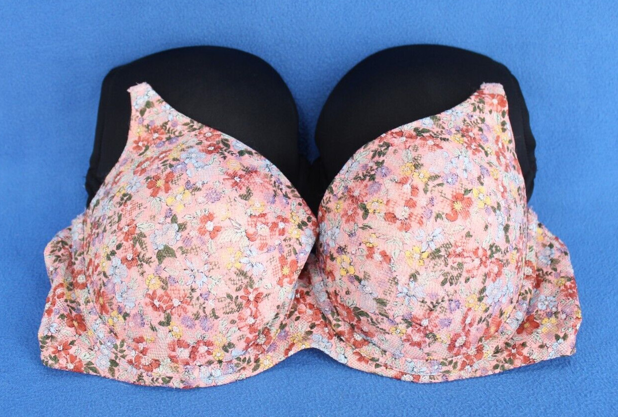 No Boundaries Maidenform Underwire Padded Push Up Bra… - Gem