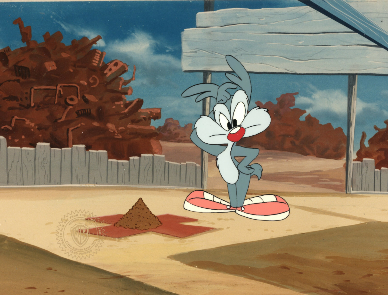Tiny Toons Adventures-Original Production Cel-Calamity Coyote-The Acme ...