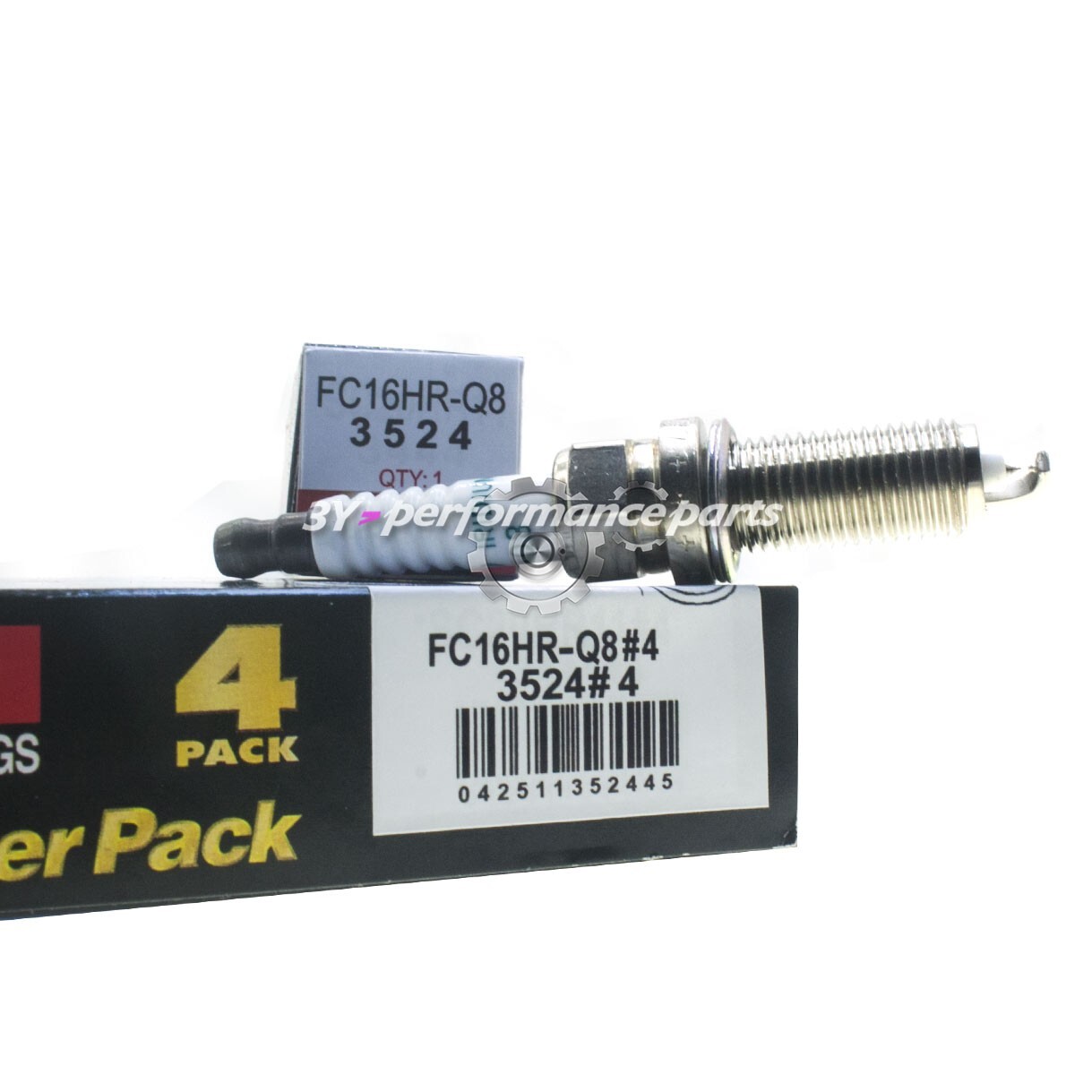 4PC New Spark Plugs FC16HR-Q8 3524 Genuine Top Quality Fits For Denso ...