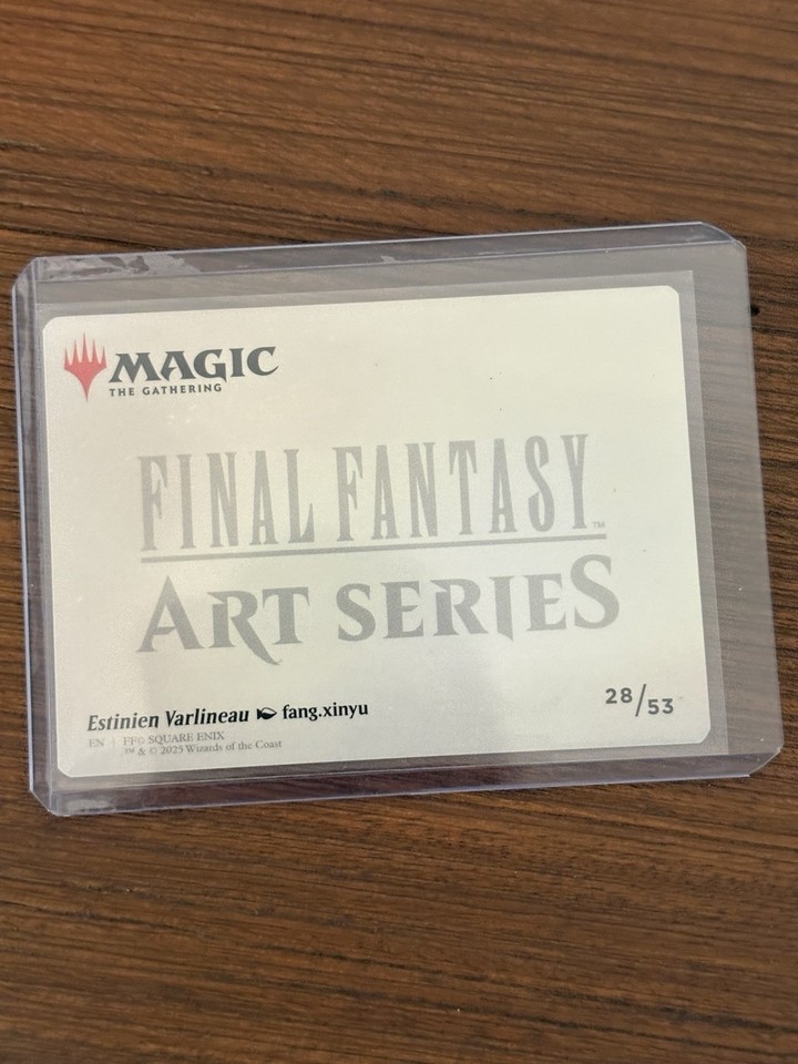 Estinien Varlineau Art Card #28/53 Art Final Fantasy Magic the ...