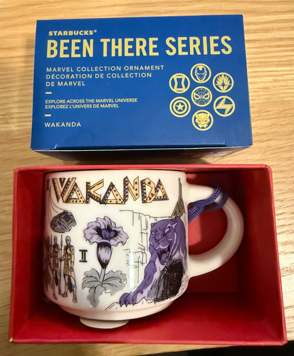 Starbucks Been There Series Marvel Collection Wakanda II Ornament Cup ...