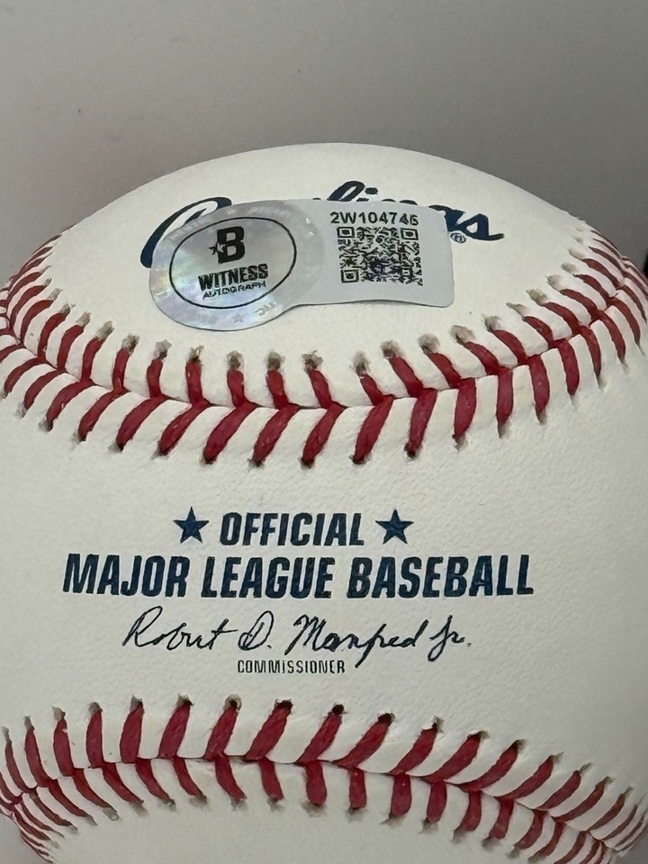 Colson Montgomery Chicago White Sox signed MLB Baseball Ball Beckett ...