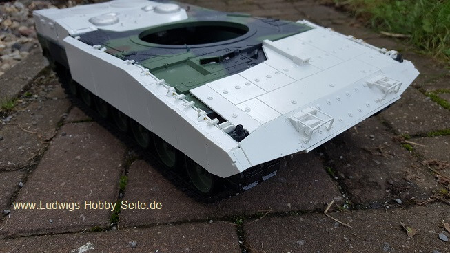 Leopard 2A7 strv 122 Front panzer 1:16 RC Panzer Heng Long / Tamiya | eBay