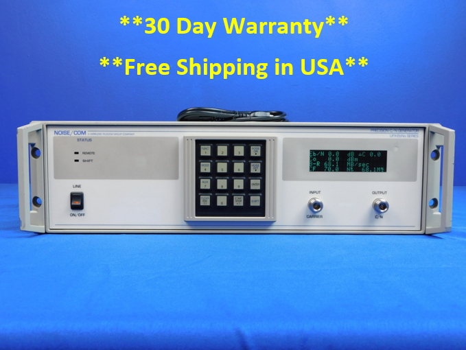 Noise/Com UFX-EbNo-IF1 Precision C/N Generator 50 to 90 MHz - Opts. 3 ...