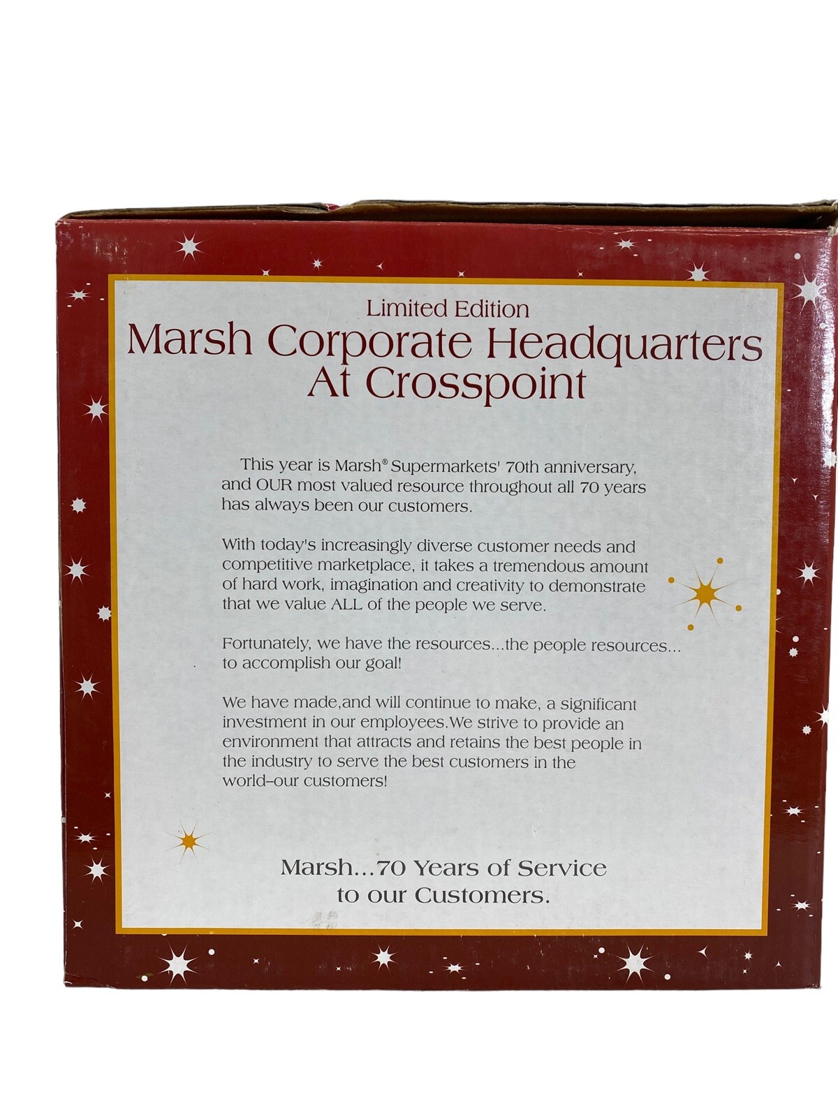 Marsh Corporate Headquarters at Crosspoint Christmas Village Lighted ...