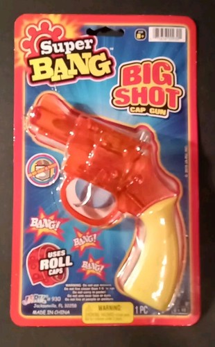 Ja-Ru Big Shot Toy Cap Gun - Roll Orange Plastic 9mm Pistol # 930 | eBay