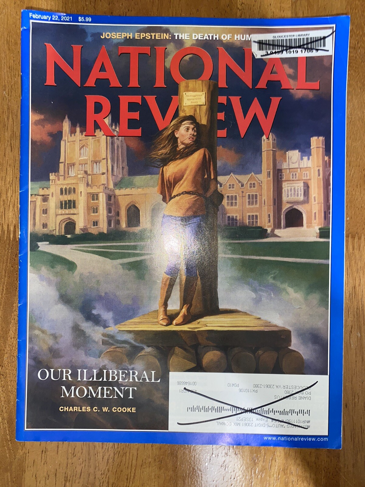 National Review Magazine February 22, 2021 Joseph Epstein | eBay