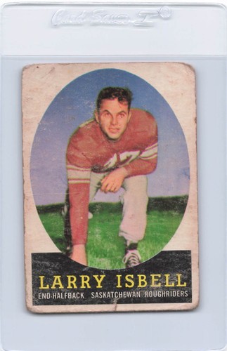 1958 Topps CFL - #29 Larry Isbell (RC) for sale online | eBay