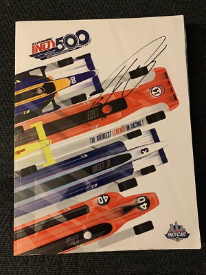 2017 Indianapolis 500 Program Signed By Winner Takuma Sato Autographed ...
