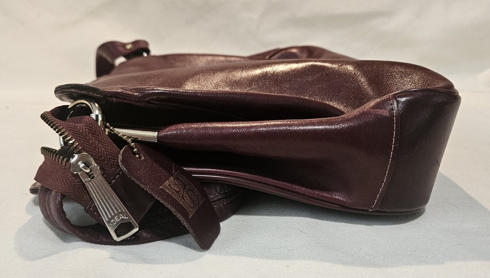 Borelli Brothers Collection Handbag Women Small Burgundy Leather ...