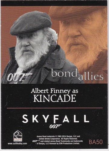 JAMES BOND 2014 ARCHIVES SKYFALL EXPANSION ALLIES BA50 ALBERT FINNEY AS ...