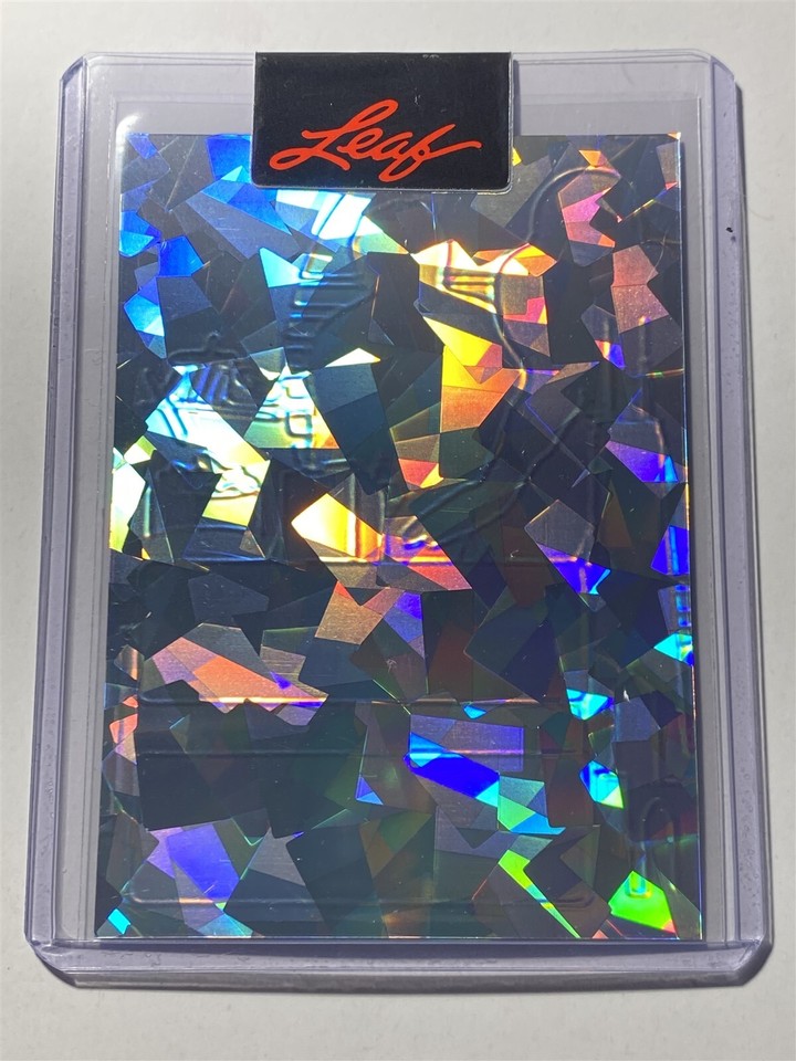 BOBBY HULL - DICK BUTKUS 2024 Leaf Metal Legends Crystal BLACK Proof 1/ ...