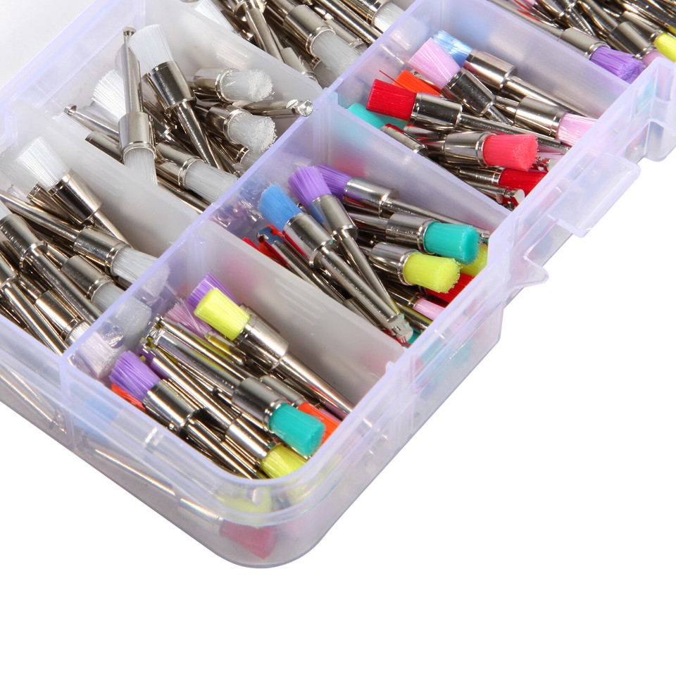 100/200pcs Dental Latch type Rubber Polishing Cups Brushes Tooth Prophy ...