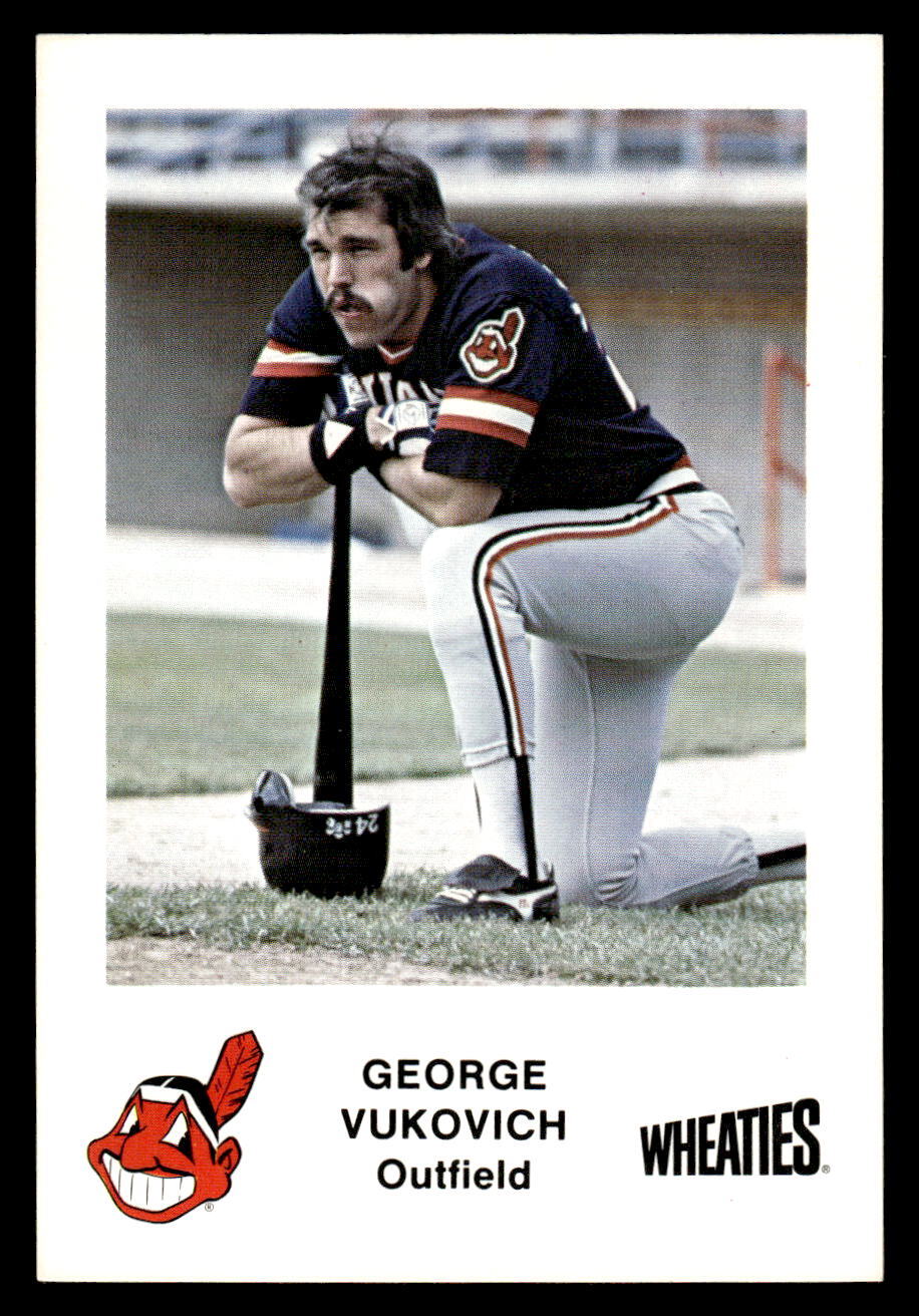 George Vukovich 1983 Wheaties Cleveland Indians #NNO Cleveland Indians ...