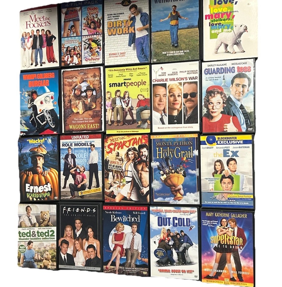 Comedy Movies DVD Bluray Lot Bundle Collection 90 Titles - 80s 90s ...