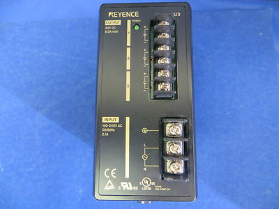 Keyence CA-U3 Switching Power Supply Input 100-240V AC Output 24V DC ...