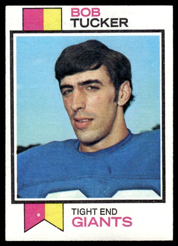 1973 Topps Bob Tucker #80 New York Giants Football Card | eBay