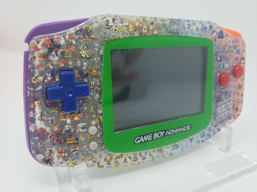 Pokemon Collage GBA Complete backlit Handheld housing shell Game boy ...