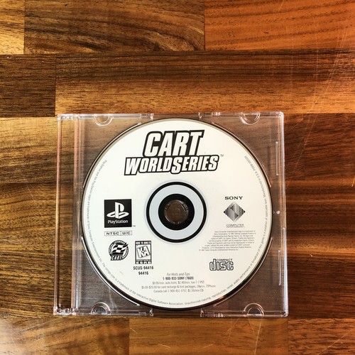 Cart World Series (PlayStation 1 PS1) WORKS Tested Working DISC ONLY ...