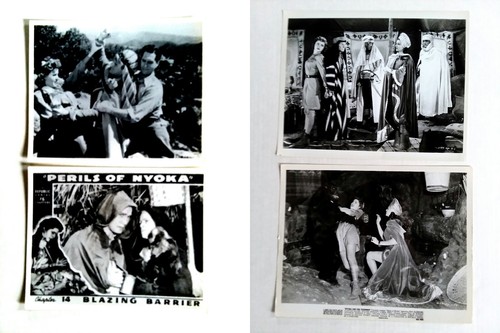 PERILS OF NYOKA...1942 SERIAL...4 LOBBY CARDS...1 TITLE CARD...31 STILL ...