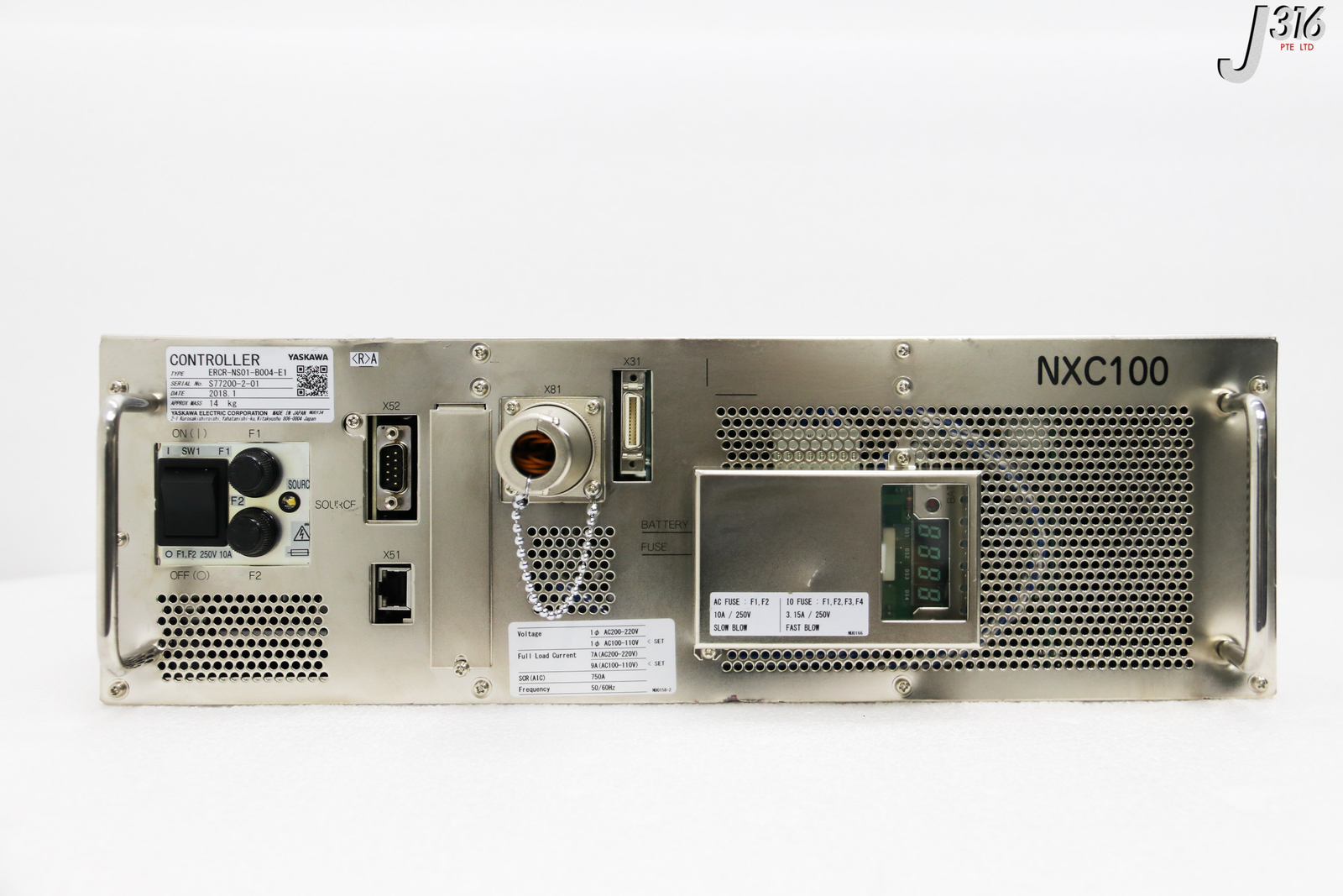 29709 YASKAWA ROBOT CONTROLLER, NXC100, 0190-45353 ERCR-NS01-B004-E1 | eBay