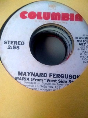 Maynard Ferguson, Maria ~ 1977 Columbia promo 45 (West Side Story) | eBay