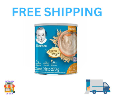 Cereal infantil Gerber etapa 1 avena integral 270 g MEXICANO | eBay