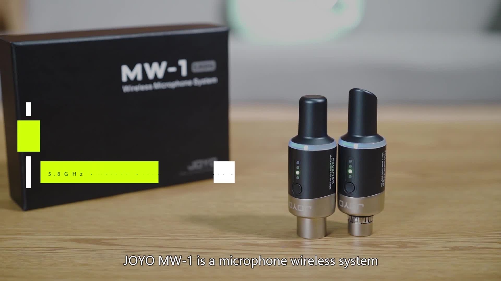 Mw-1 Microphone Transmitter Receiver JOYO Wireless Microphone System ...