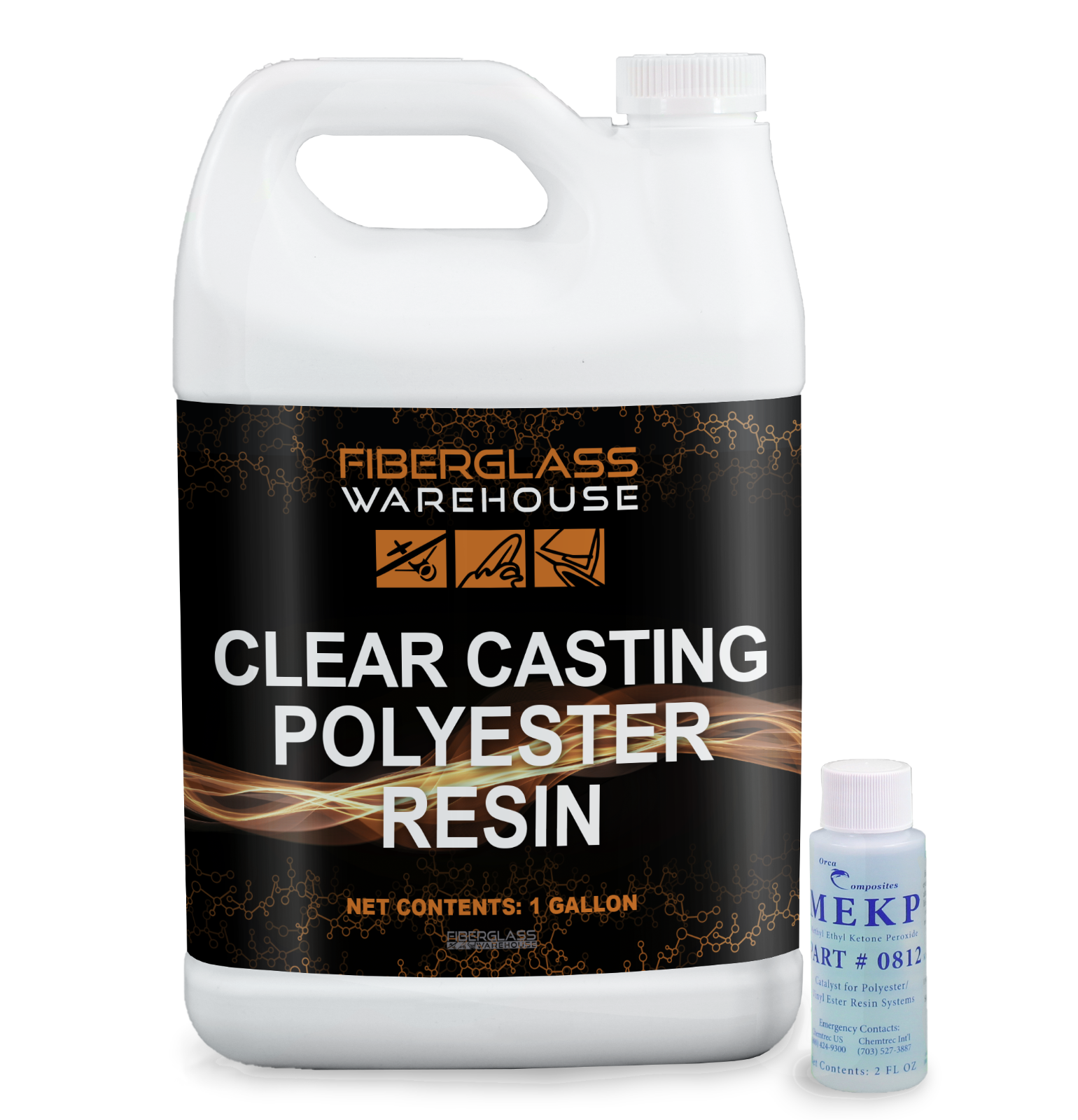 Polyester Clear Casting Resin w/Catalyst (Gallon) | eBay