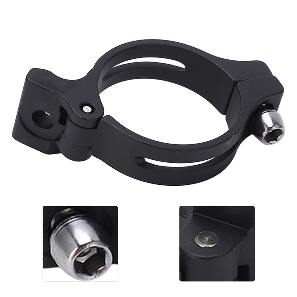 Bike Front Derailleur Adapter Clamp Ring Braze On to Clamp Aluminum ...