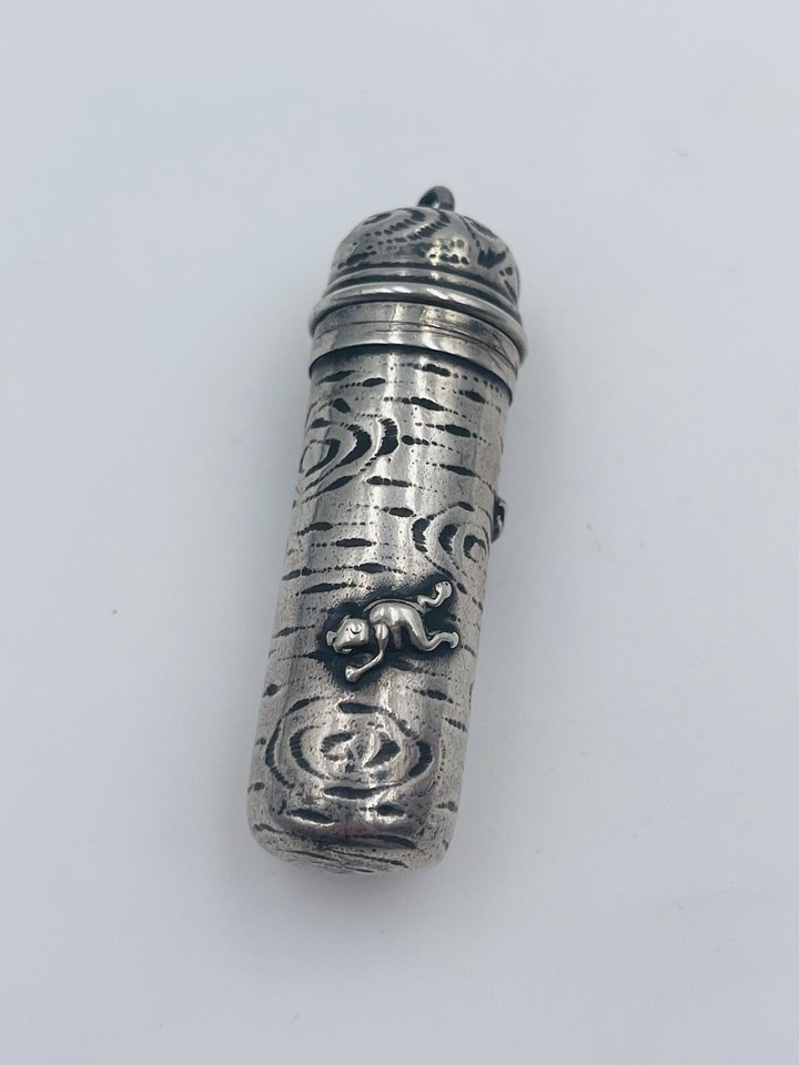 Gorham Antique Sterling Silver Aesthetic Applied Fish & Frog ...