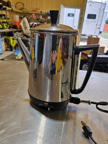 Vintage GE General Electric 10-Cup Coffee Percolator 28P41 | eBay