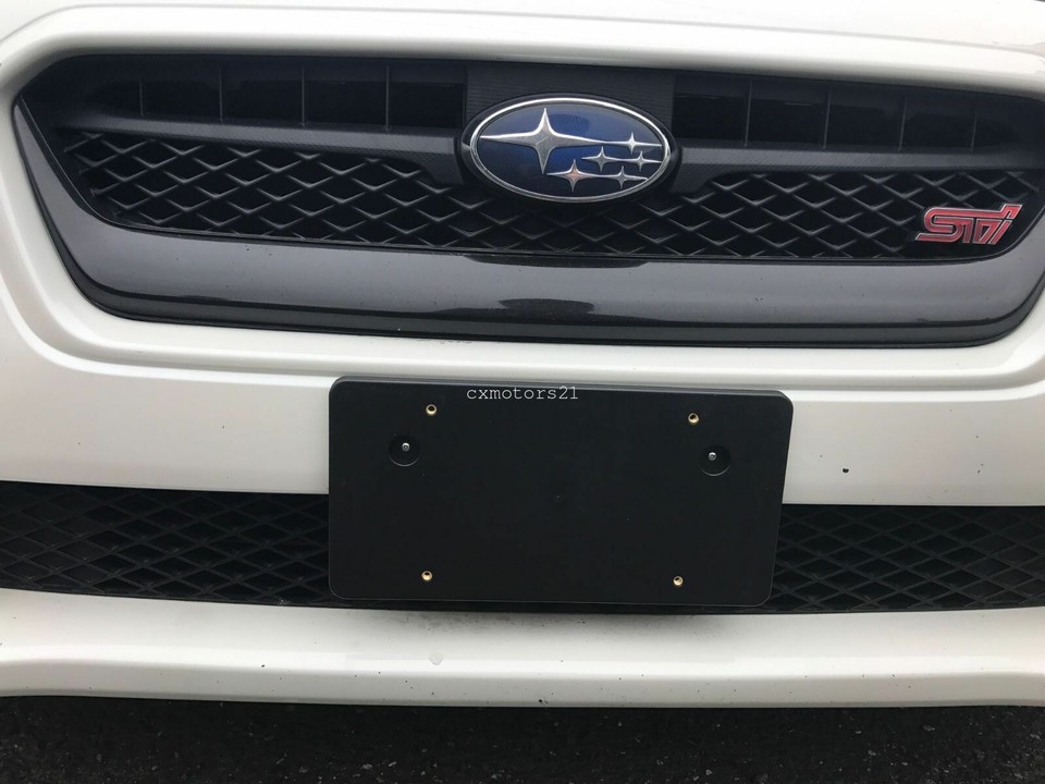 For 14-22 Subaru Forester License Plate Bracket Tag Holder Front Bumper ...