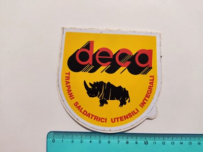 Deca Trapani Welding Sticker Autocollant Vintage 80s Original | eBay