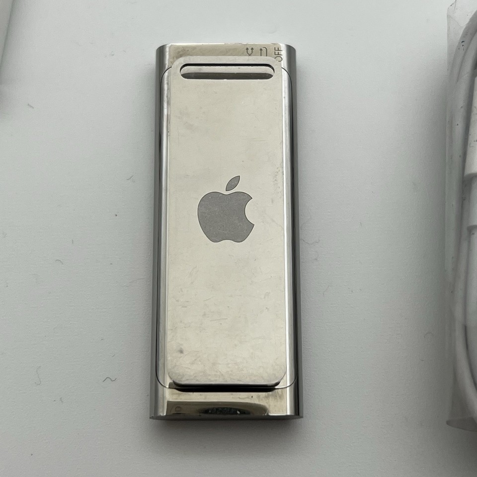 Limited Edition Apple iPod Shuffle 3rd Generation Stainless Steel 4GB ...