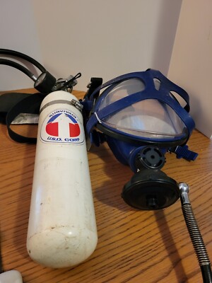 SURVIVAIR VINTAGE SCBA TANK AND MASK | eBay