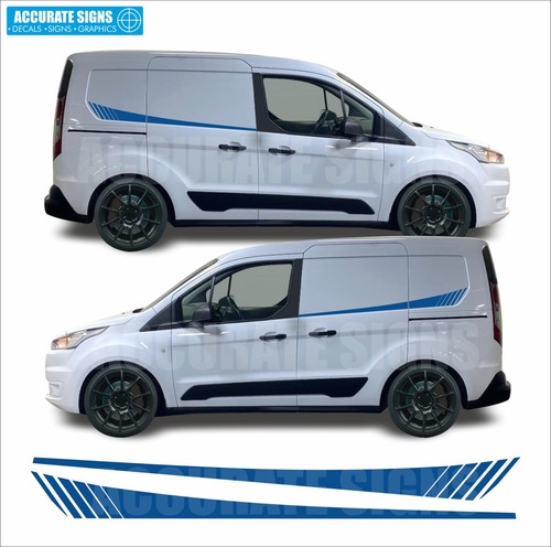 Stickers for Ford Transit Connect Side Stripes SWB Decals Vinyl ...