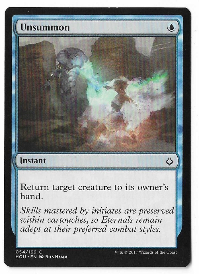 MTG Unsummon Hour of Devastation (HOU) Common Magic Card #054/199 ...