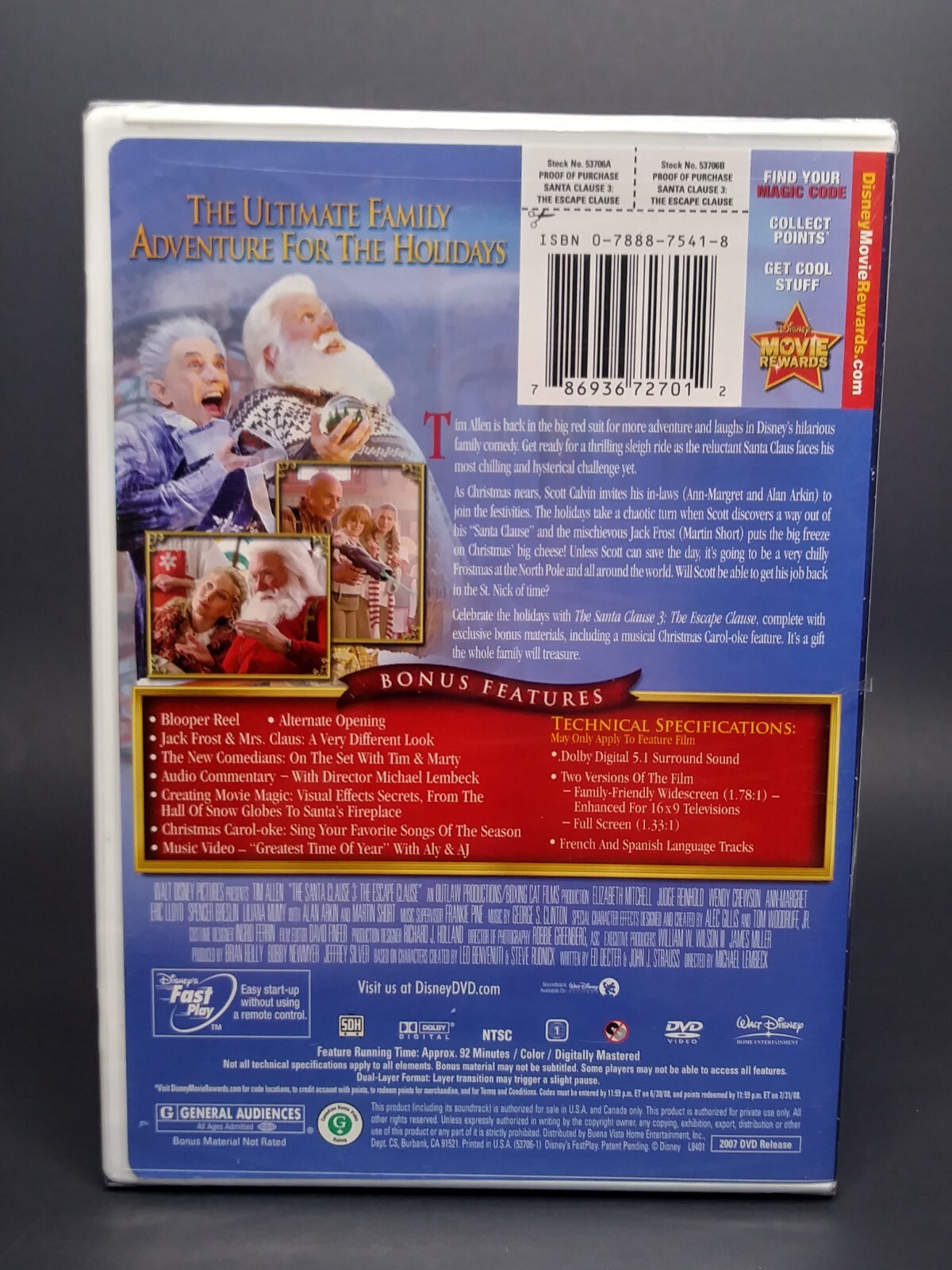 The Santa Clause 3: The Escape Clause (DVD, 2007) for sale online | eBay