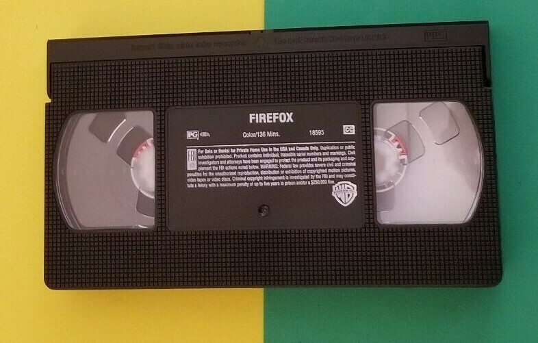 FIREFOX - VHS - CLINT EASTWOOD 85391859536| eBay