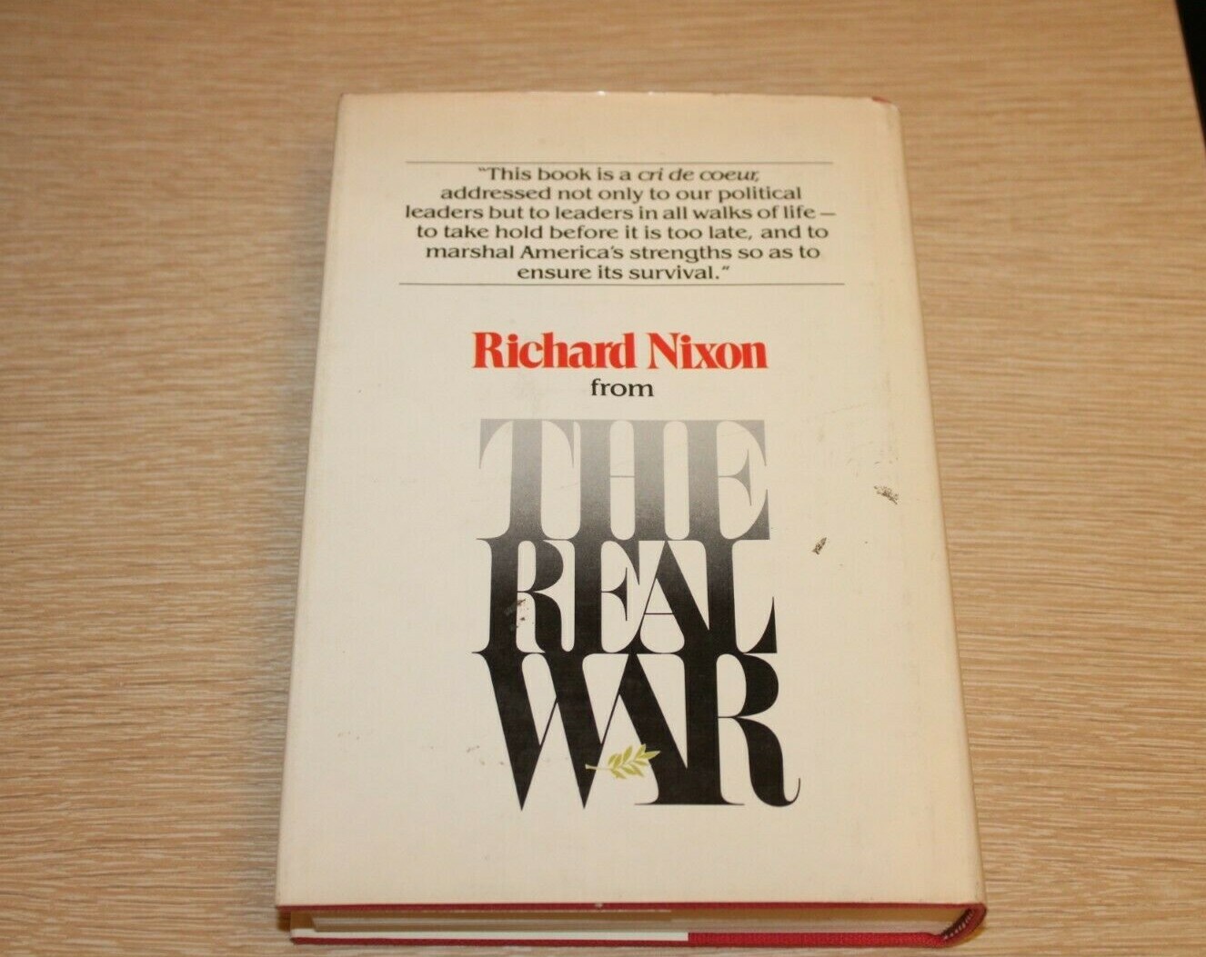 The Real War by Richard M. Nixon (1980, Hardcover) SIGNED BY PRES ...