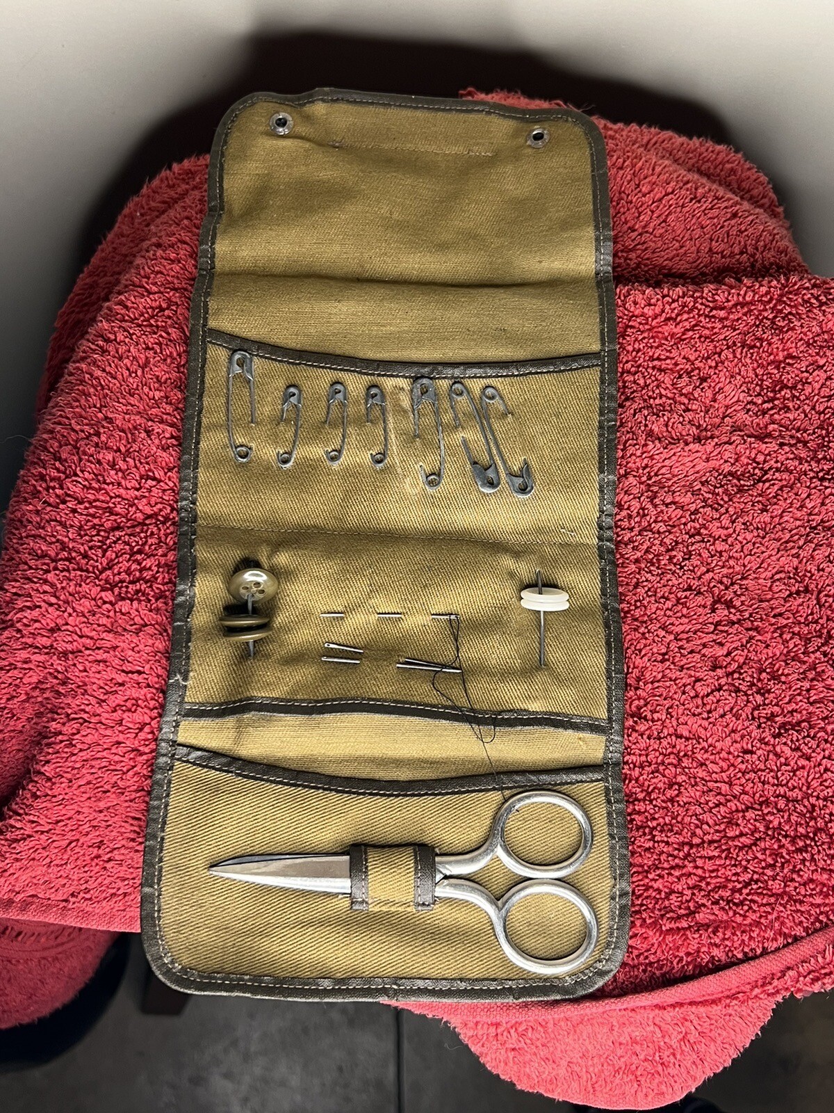 World War II Soldier's Sewing Kit WWII Housewife WWII | eBay