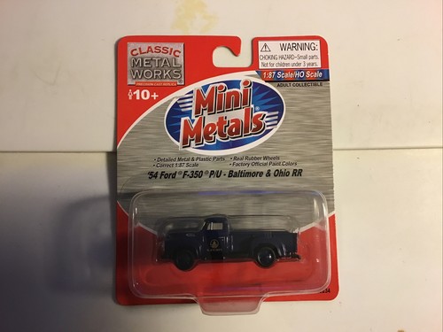 Mini Metals HO Scale '54 Ford F-350 P/U Baltimore & Ohio RR #30234 ...