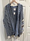 NWT Free People Care FP Life's Purpose Cardigan Sweater Size Large Z77 ...