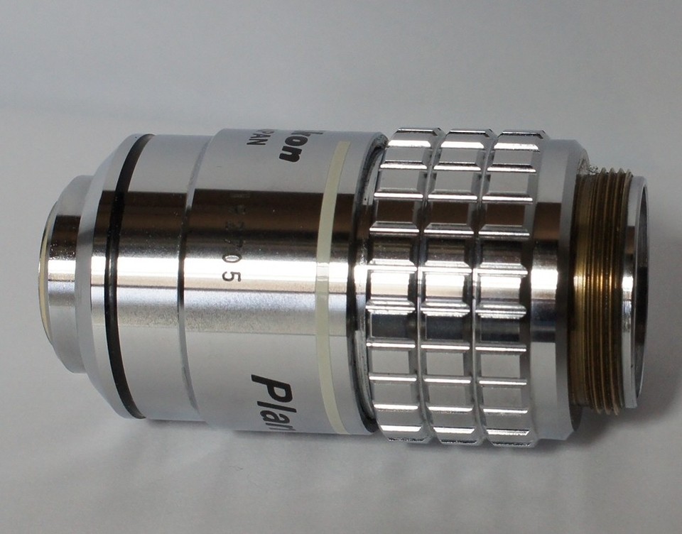 Microscope Japan Nikon Objective Lens Ncf Plan 100 Oil Used | eBay UK