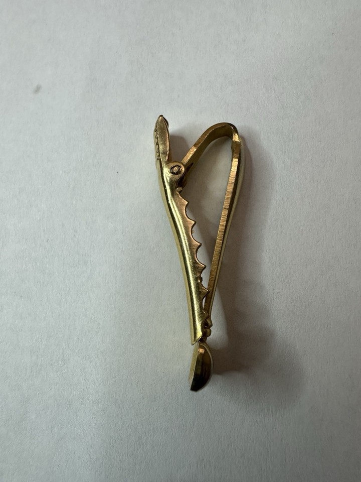 Gold Tone Vintage GAVEL HAMMER TIE BAR CLIP, Cool Law Court Jury ...